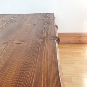 Waney / Live Edge Coffee Table Rustic Solid Wood / Walnut / - Etsy UK