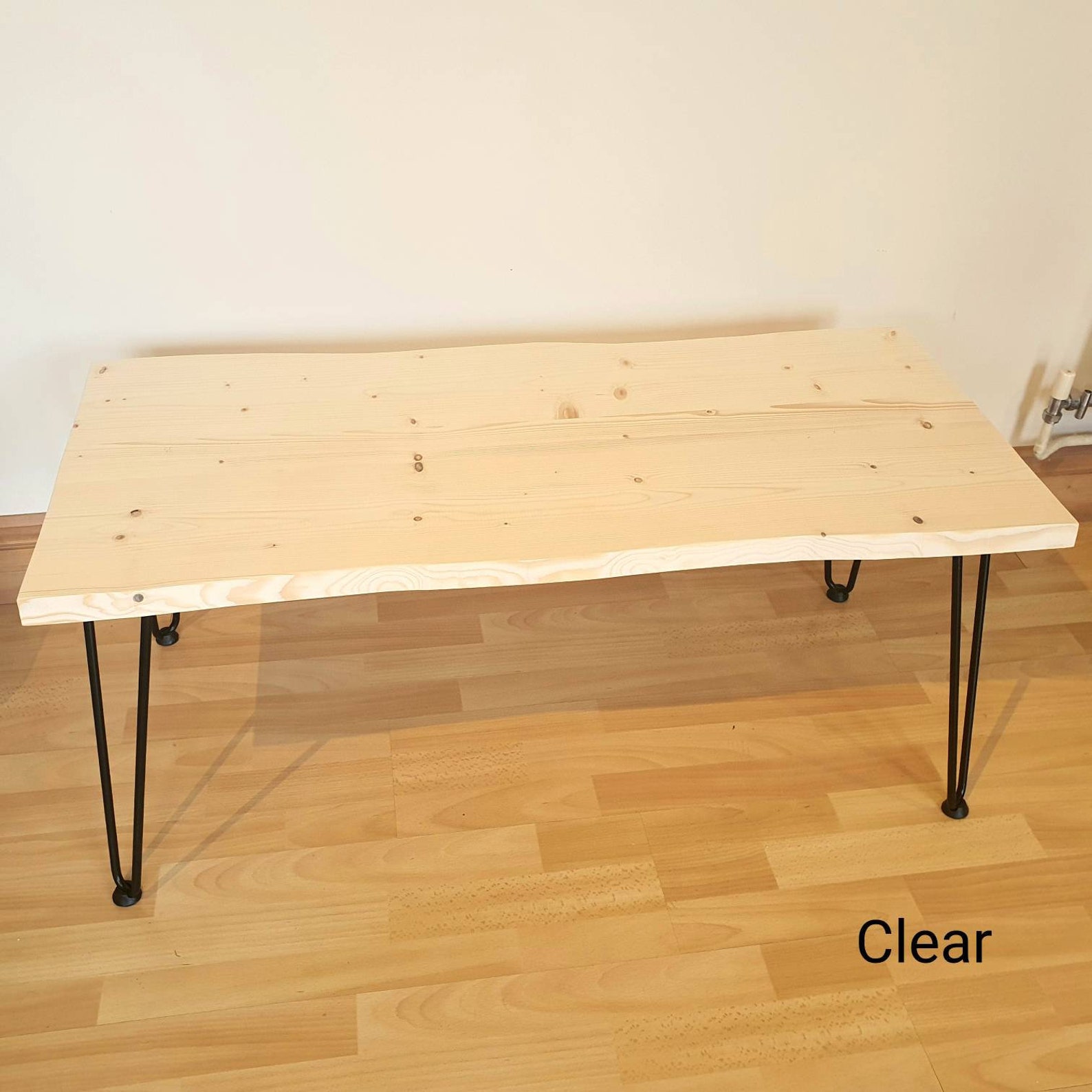 Waney / Live Edge Coffee Table Rustic Solid Wood / Walnut / | Etsy UK