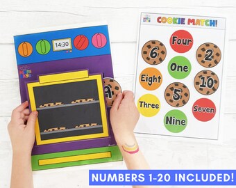 Cookie Number Match - Etsy