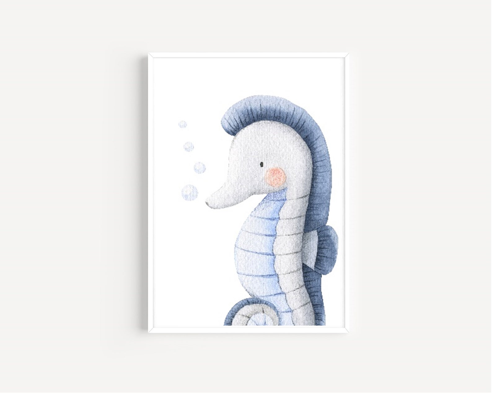 Nursery Prints Sea Creature Prints Whale Prints Octopus - Etsy UK