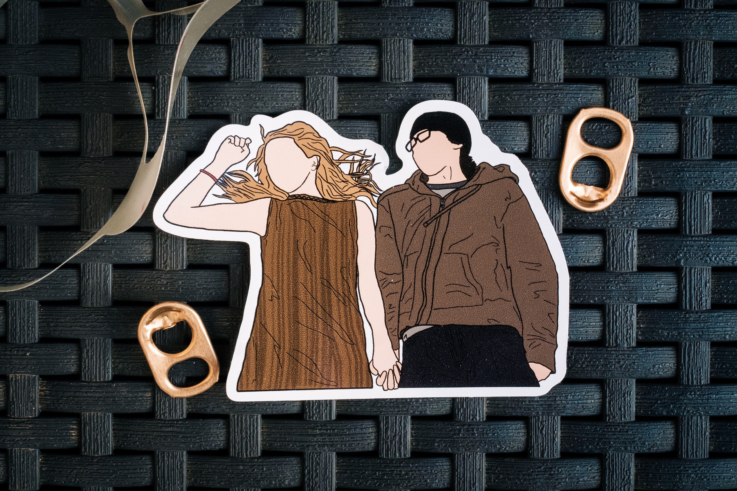Sid And Cassie Skins Sticker Etsy