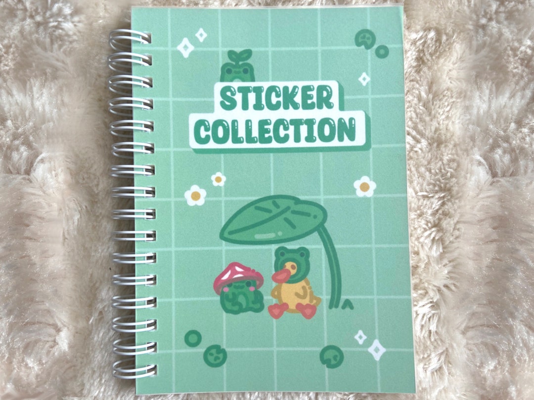 Reusable Sticker Book 100 Pages Kawaii Cute Sticker Collect Book Kawaii ...