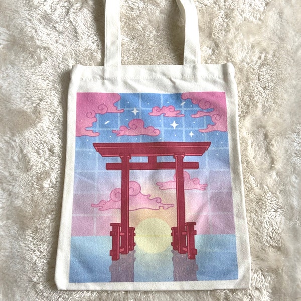 Small Anime Tote Bag - Etsy