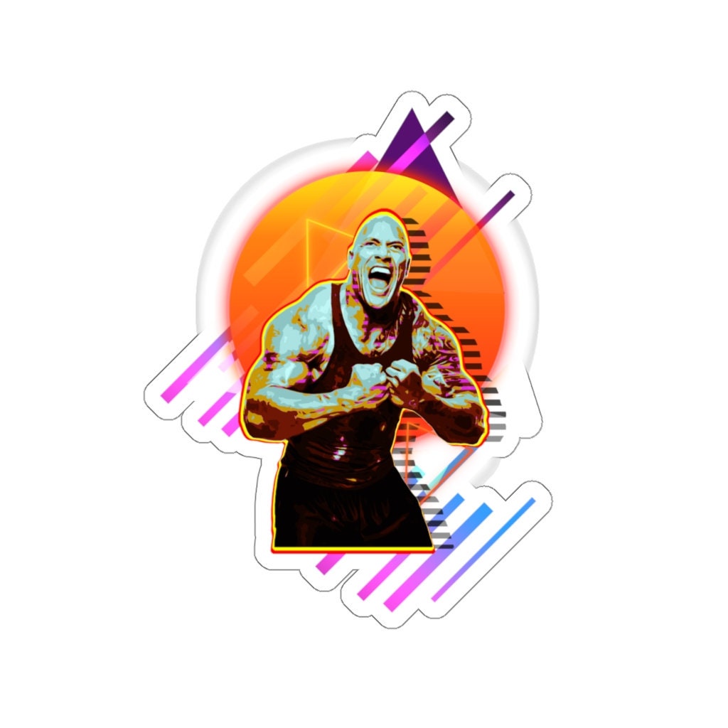 Dwayne The Rock Johnson Sticker | Etsy