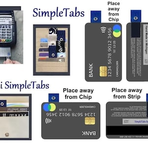 Preppy - Credit Card Pull Tab, Card Organizer, Gift for Her, Holiday ...