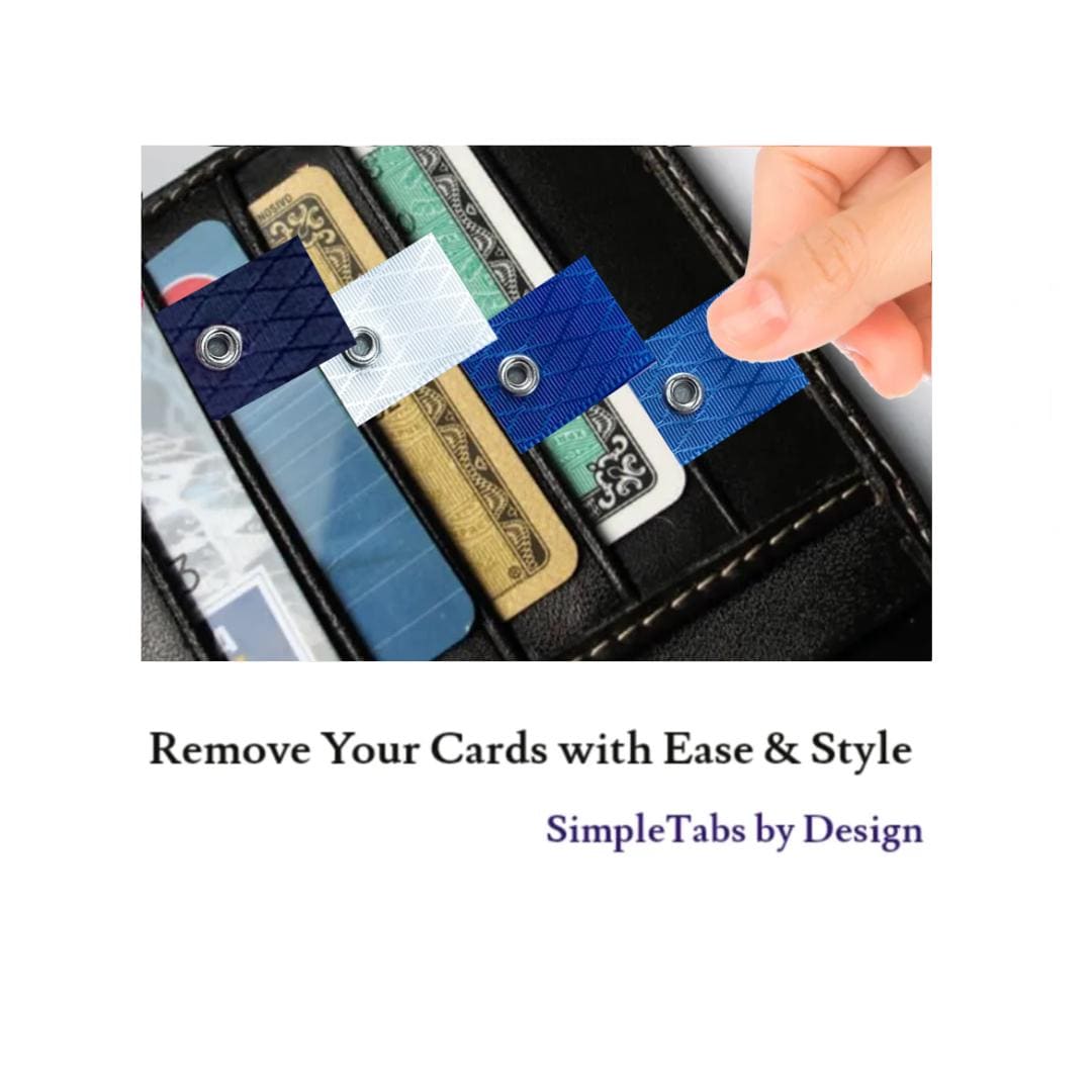 Blue Ice- Credit Card Pull Tab, Card Organizer, Wallet Organizer, Gift ...