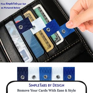 Blue Ice- Credit Card Pull Tab, Card Organizer, Wallet Organizer, Gift ...