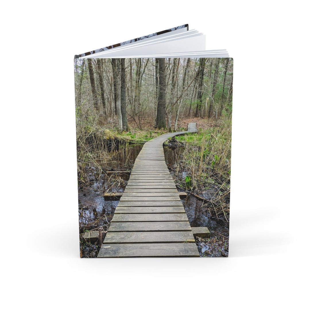 Woodland Boardwalk Photo Journal | Nature Landscape A5 Hardcover - Etsy
