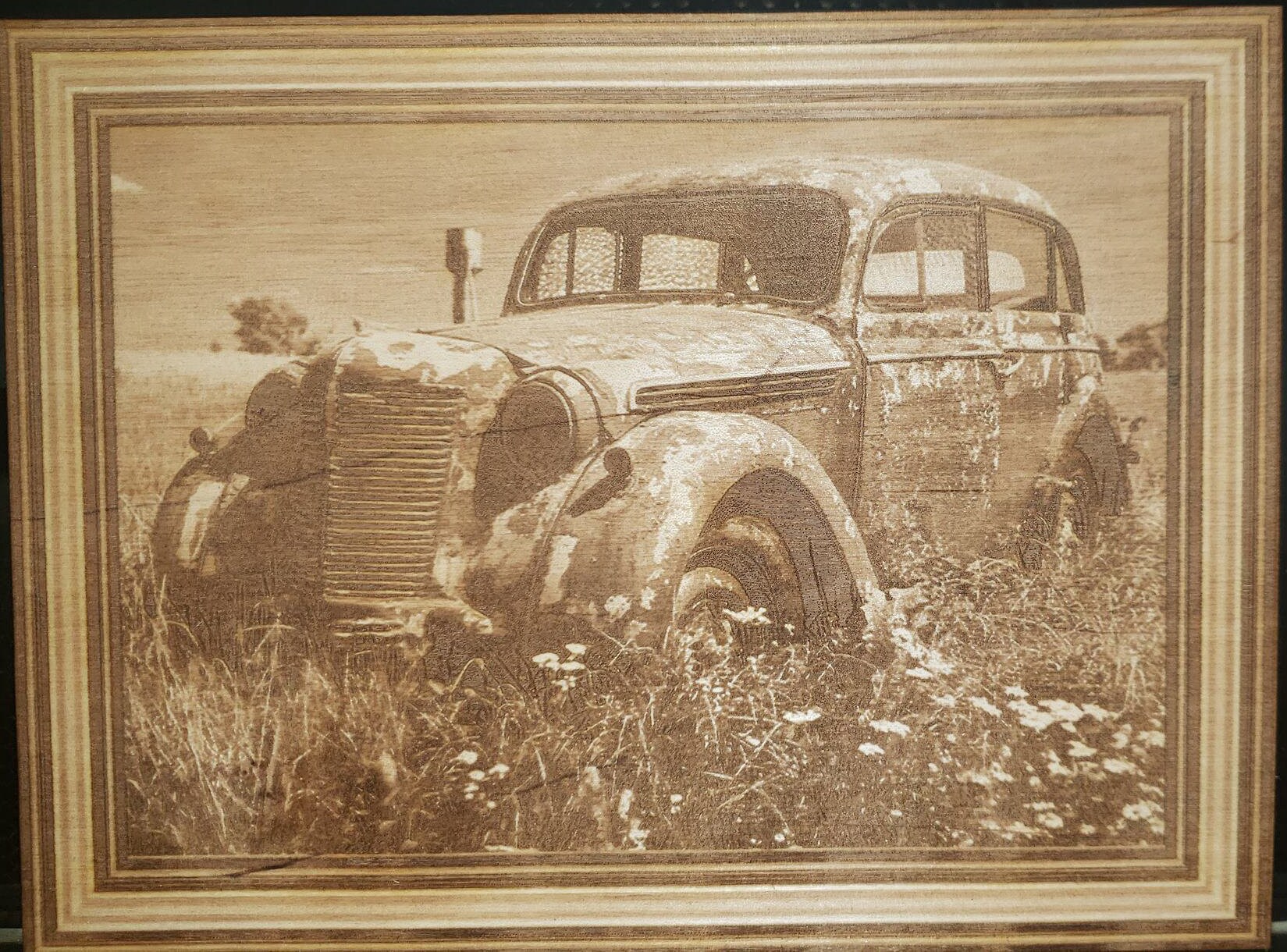 Vintage Car Wood Engraving - Laser Cut Files (digital Download) - Etsy