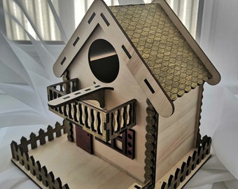 Bird House Cut Files - Etsy