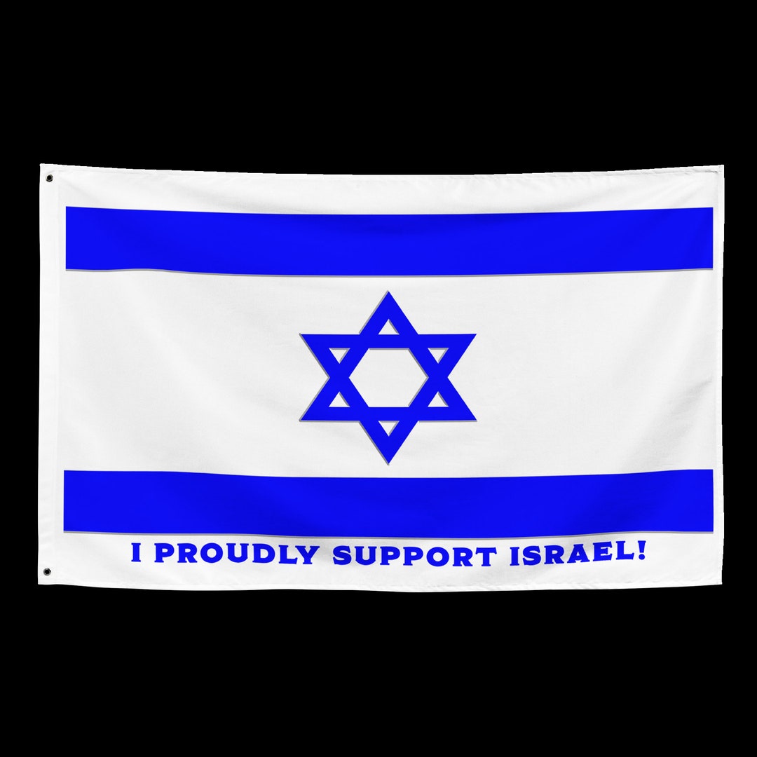 Israel Support Flag | Sourced in Part From Israel - Etsy