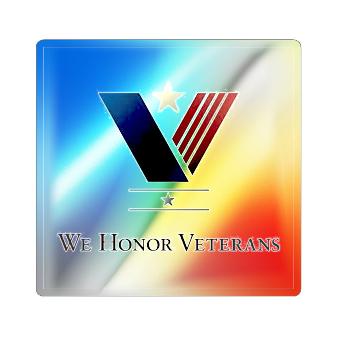 Holographic Veterans Administration Logo Art Decor Die-cut We Honor ...