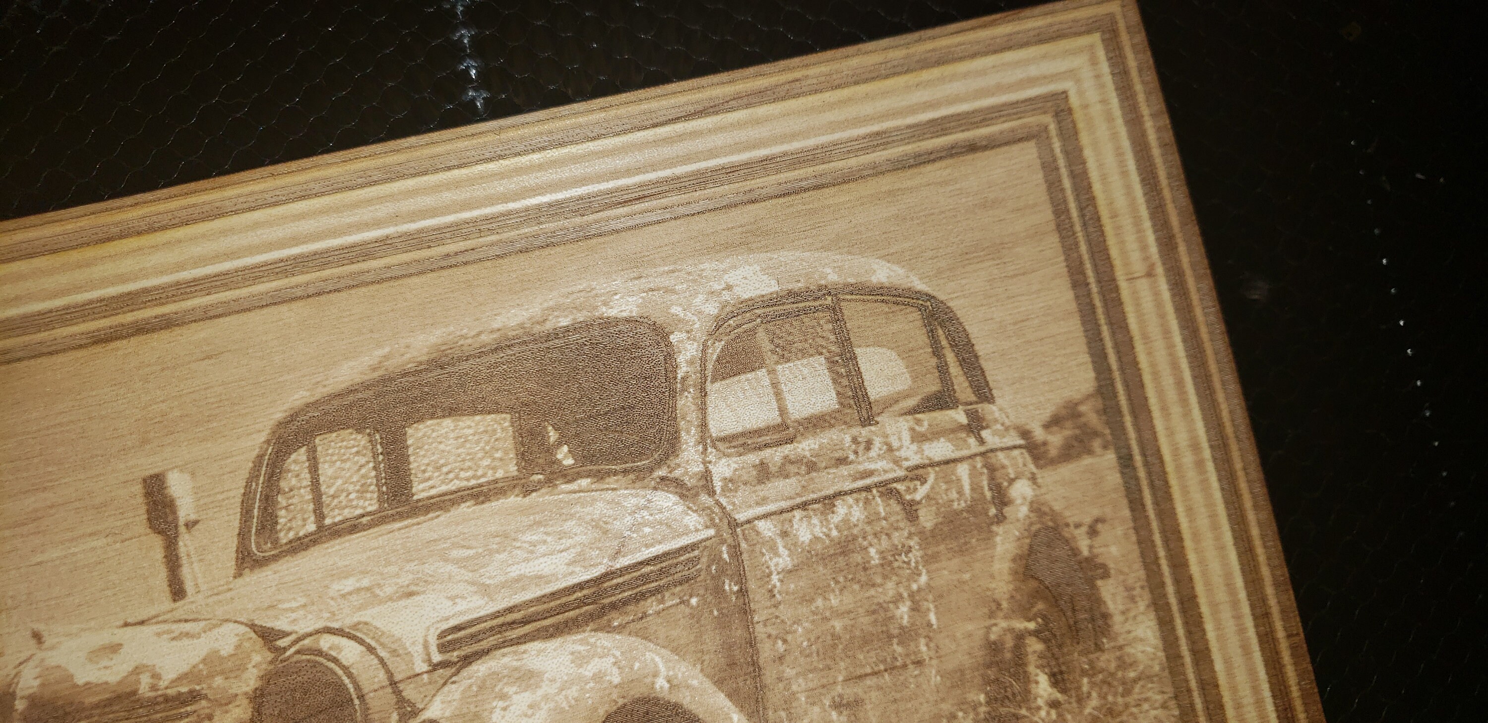Vintage Car Wood Engraving - Laser Cut Files (digital Download) - Etsy