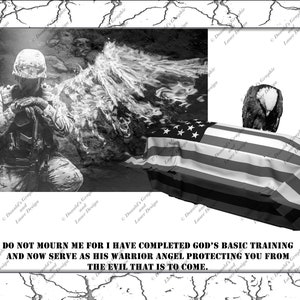 Fallen Soldier Warrior Angel - Glowforge Laser Ready Files - Digital ...