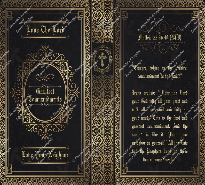 20 Oz Skinny Tumbler | Greatest Commandments Inspirational | Digital ...