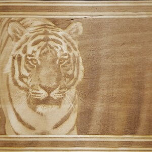 Tiger Wall Art 1 - Glowforge Laser Ready Files - Digital Download ...