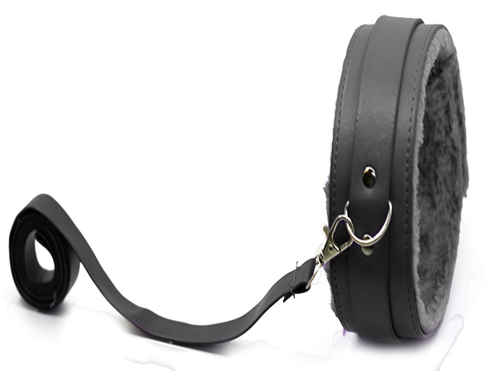 Soft Premium Leather Neck collar Cuffs Comfortable Plush Neck | Etsy