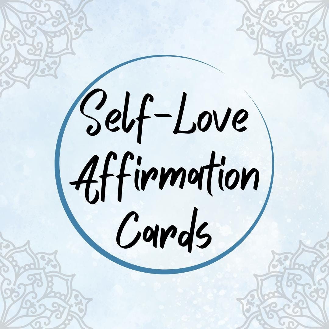 Self-love Printable Affirmation Cards | Daily Positive Quotes | Instant ...