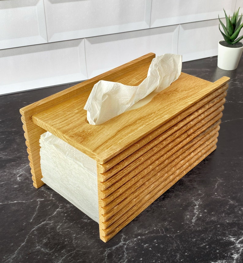 Desktop Storage Wooden Tissue Box, Handcrafted Wooden Tissue Boxes ...