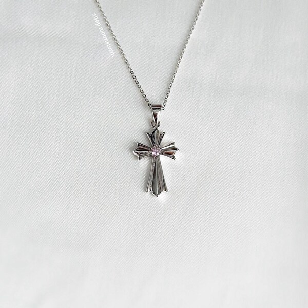 Silver Cross Necklace No Tarnish - Etsy