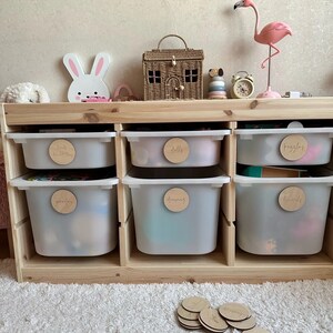 Personalized Kids Toys Sorting Wooden Labels Set - Etsy