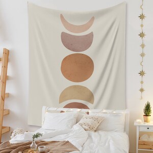 Sun Moon Bohemian Tapestry Aesthetic, Tapestry Wall Hanging Vintage ...