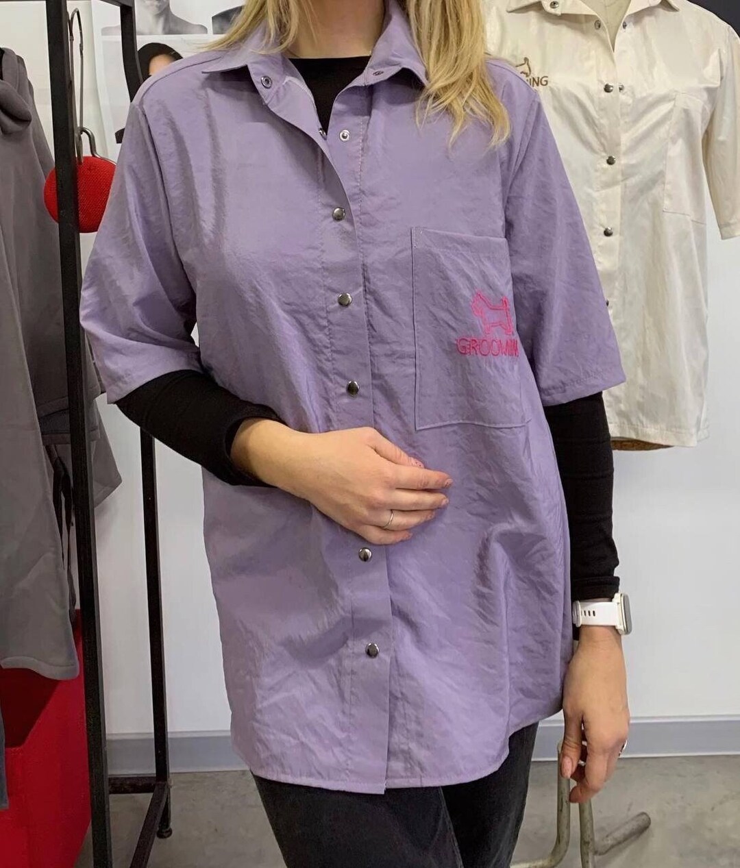 Groomer Women's Shirt Uniform Groom Clothes Grooming Apparel - Etsy