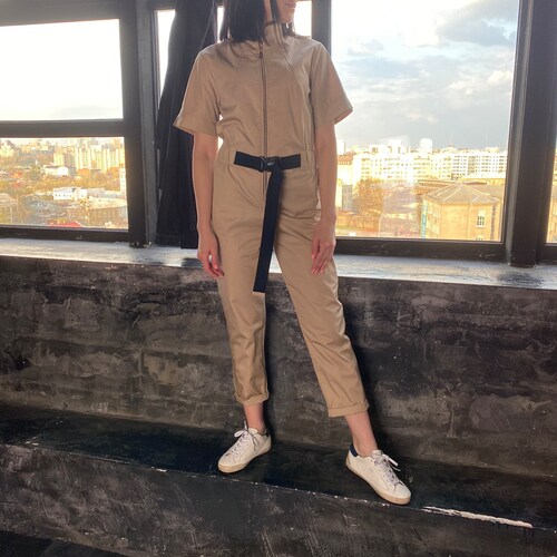 Groomer Overall Jumpsuit Long Sleeve Grooming Apparel Quality - Etsy