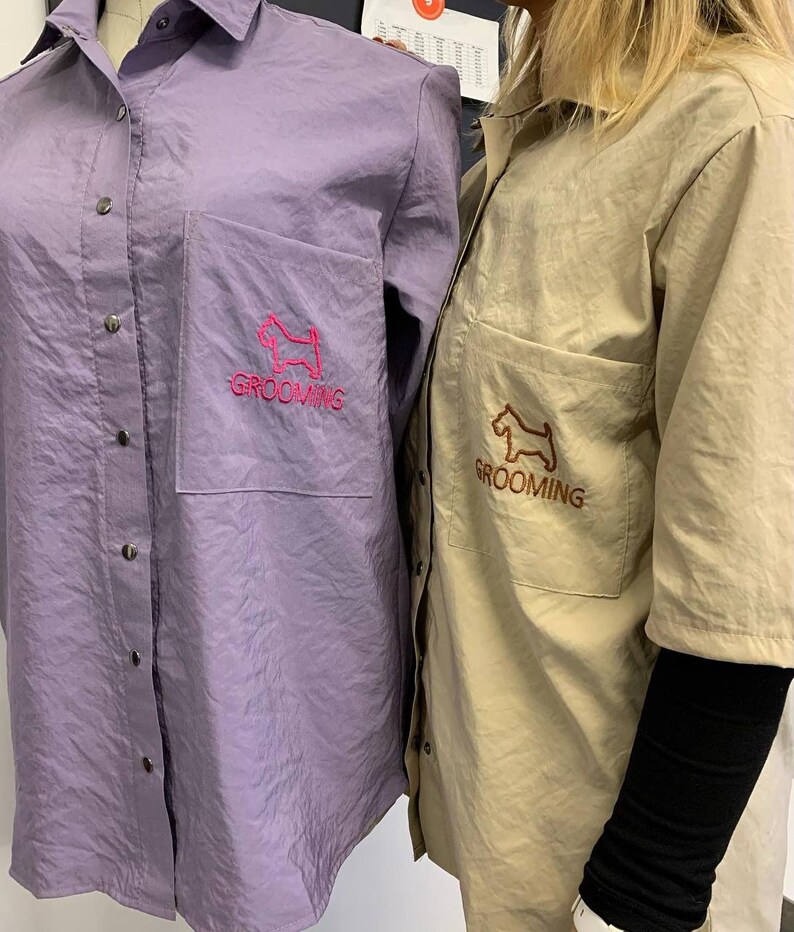 Groomer Women's Shirt Uniform Groom Clothes Grooming Apparel - Etsy