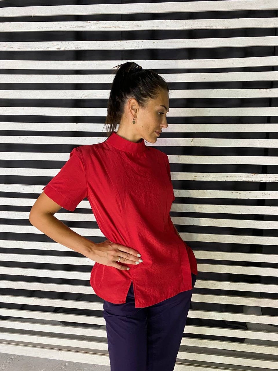 Groomer Women's Blouse Grooming Apparel - Etsy