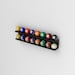 Billiard Ball Rack / Organizer Wall Mounted Pool Ball Holder / Cue Rack ...