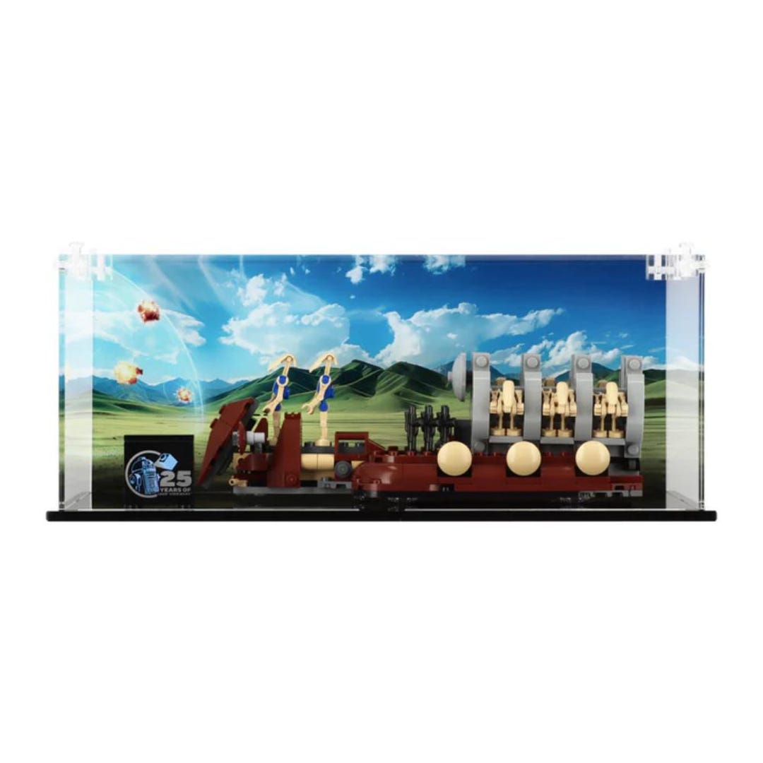 UNIQUEDISPLAY Display Case for Lego 40686 Trade Federation Troop ...