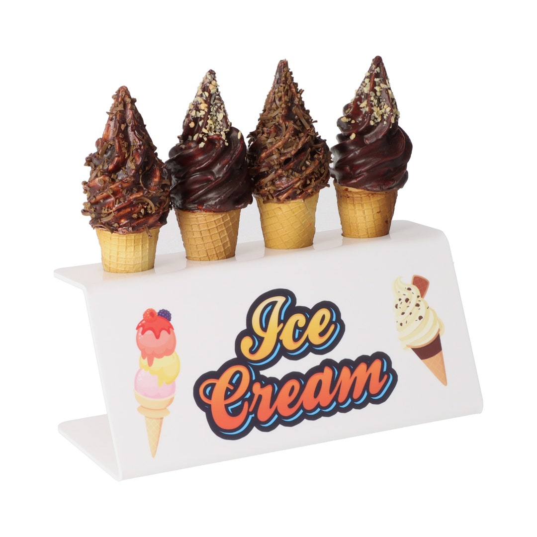 Ice Cream Cone Holder / Chip Cone Holder / Uv-printed - Etsy