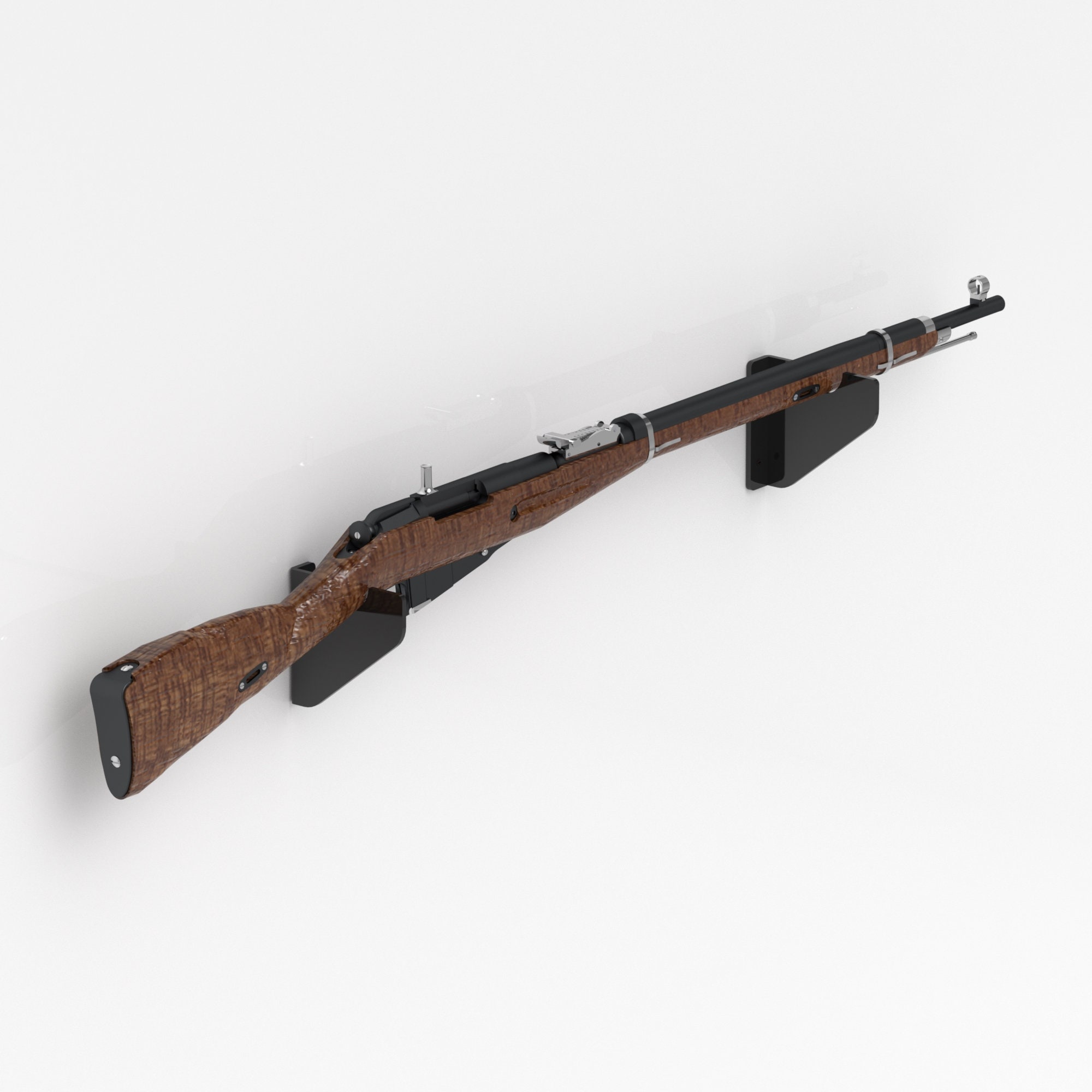 Premium Wall Mounted Rifle Musket Brackets / Rifle Wall Mount - Etsy UK