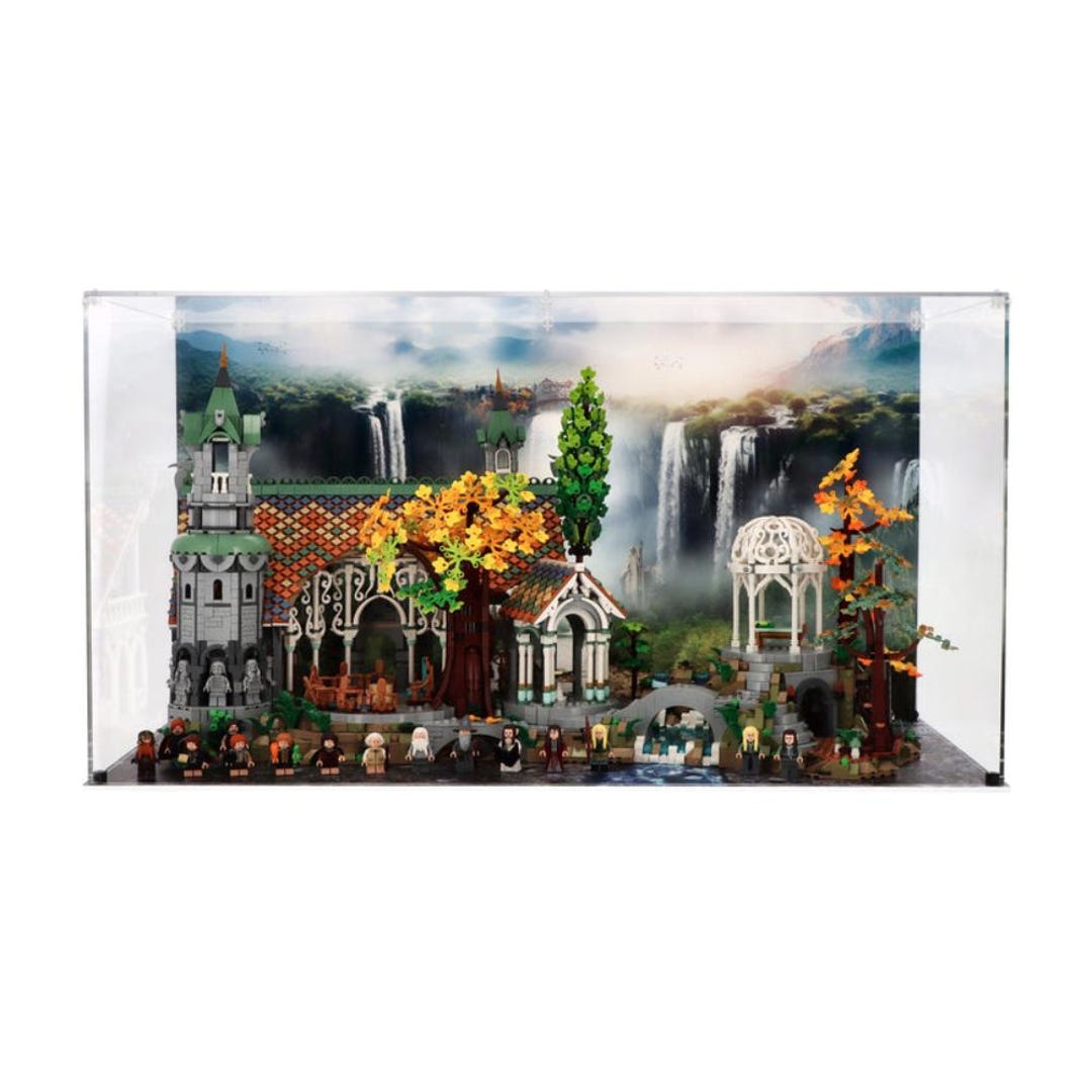 UNIQUEDISPLAY Display Case for LEGO 10316 Icons Lord of the Rings ...