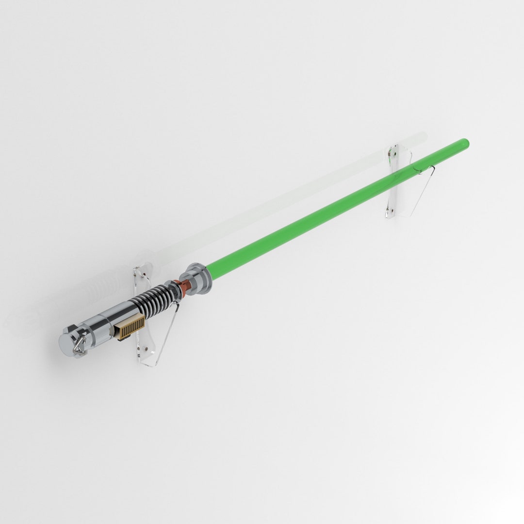 Wall Mounted Lightsaber Wall Rack / Star Wars Force FX Lightsaber ...