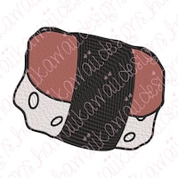 Sushi Embroidery Design Files PES DST JEF 4x4 File Maki Kawaii Cute ...