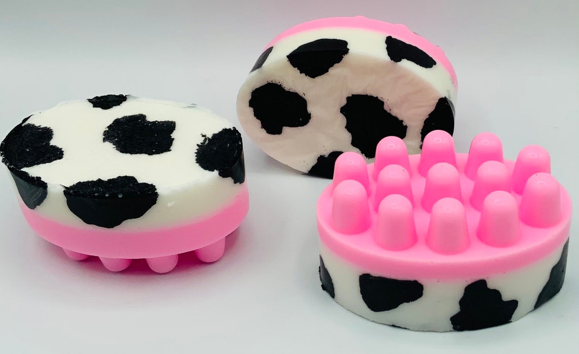 Jabón de estampado de vaca jabón hecho a mano regalo - Etsy España