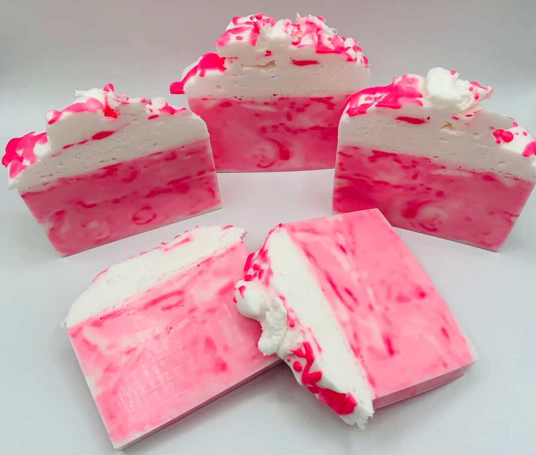 Raspberry Slush Vegan/cruelty and ALLERGEN Free Soap Bar, Valentines ...