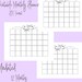 Printable Monthly Calendar Planner Undated Floral Minimalist Design 12 ...