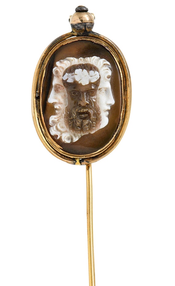 exceptional victorian agate cameo - Gem