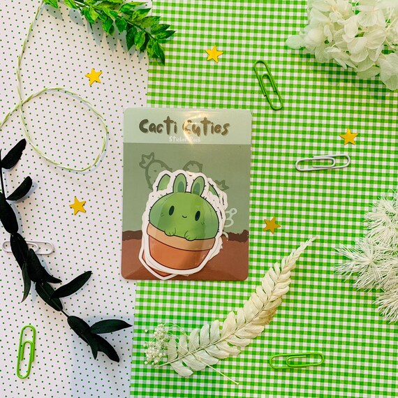 Cacti pets Sticker pack Digital Art & Collectibles etna.com.pe