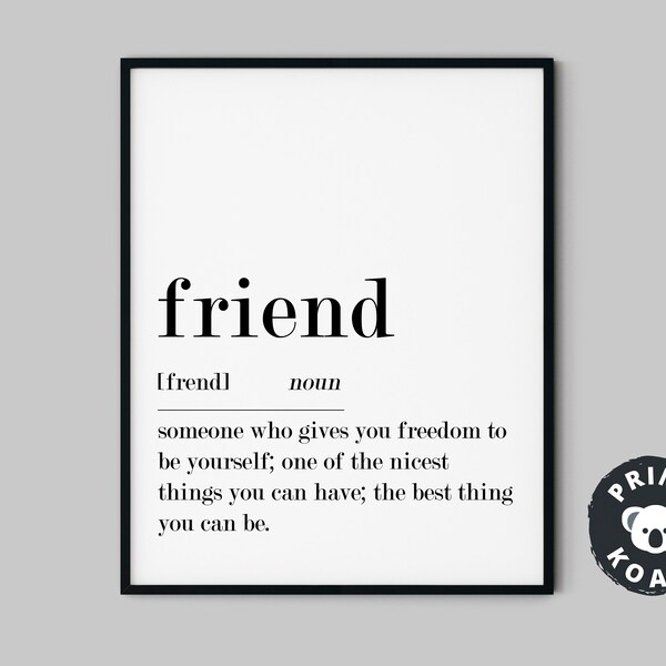 Definition Print - Etsy