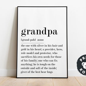 Grandpa Definition, Gifts for Grandpa, Grandpa Gifts, Gifts for Granny ...