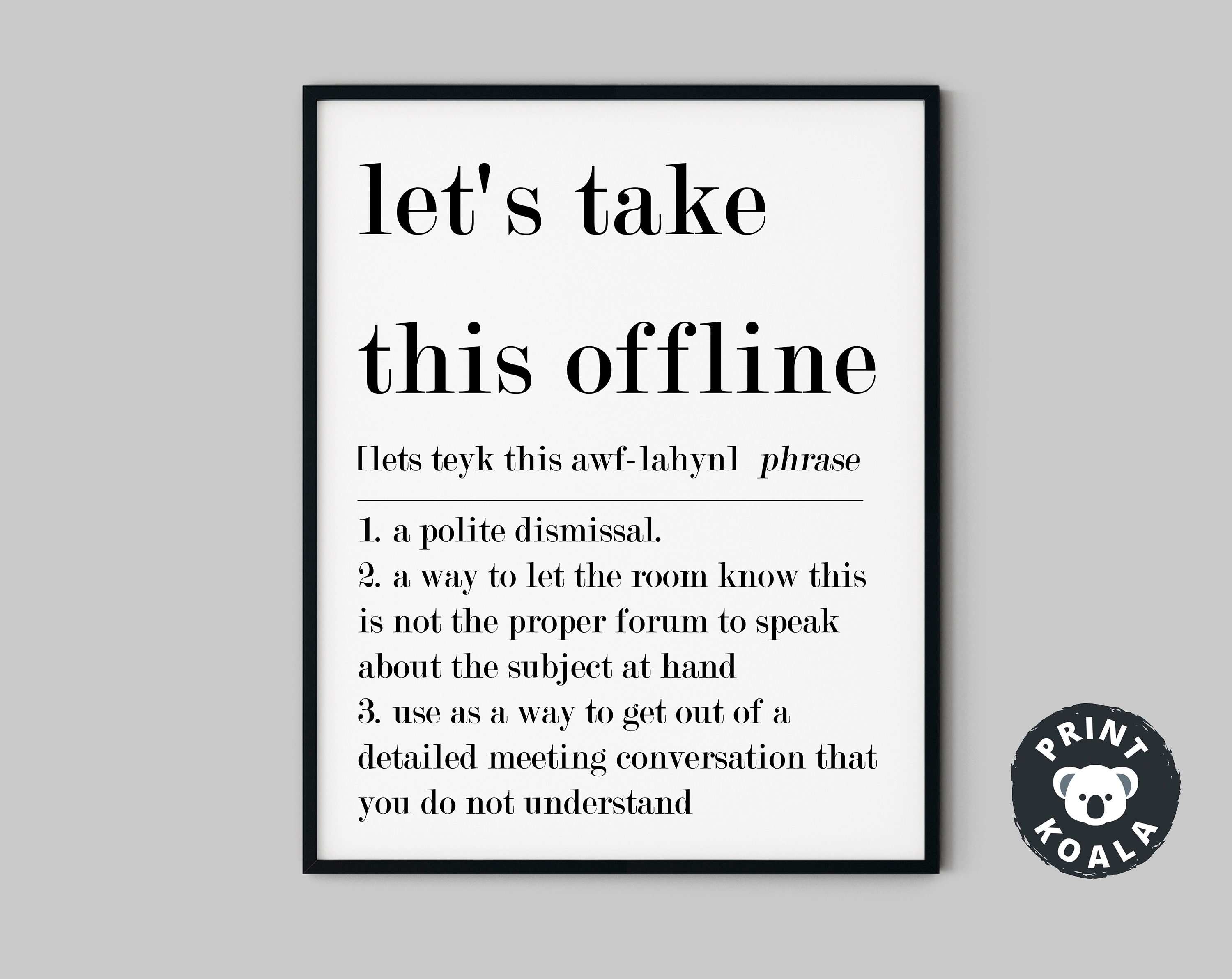 Going Offline Quotes