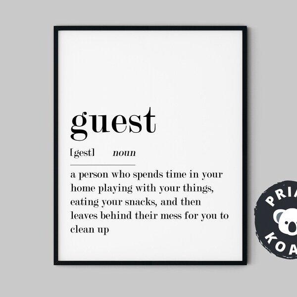 Guest Bedroom Signs - Etsy