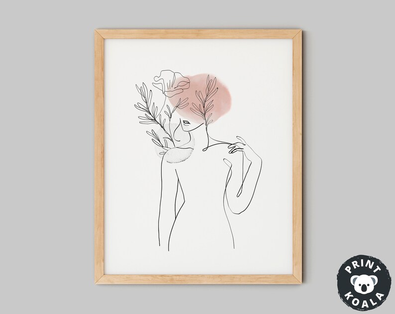 Woman Line Art Set Abstract Line Art Woman Body Line Drawing - Etsy