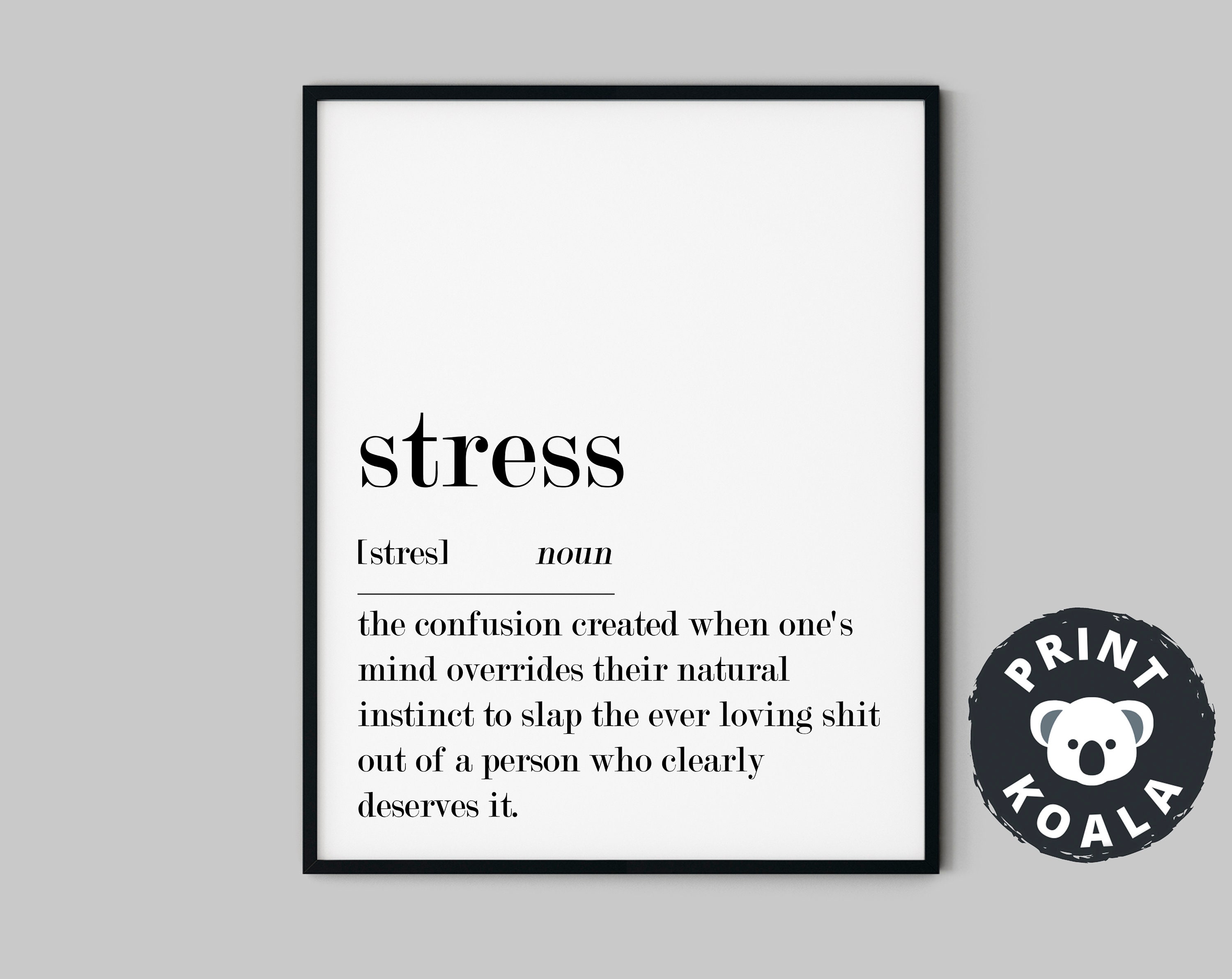 Funny Stress Management Quotes Premium Vector | Stress Relief Quotes