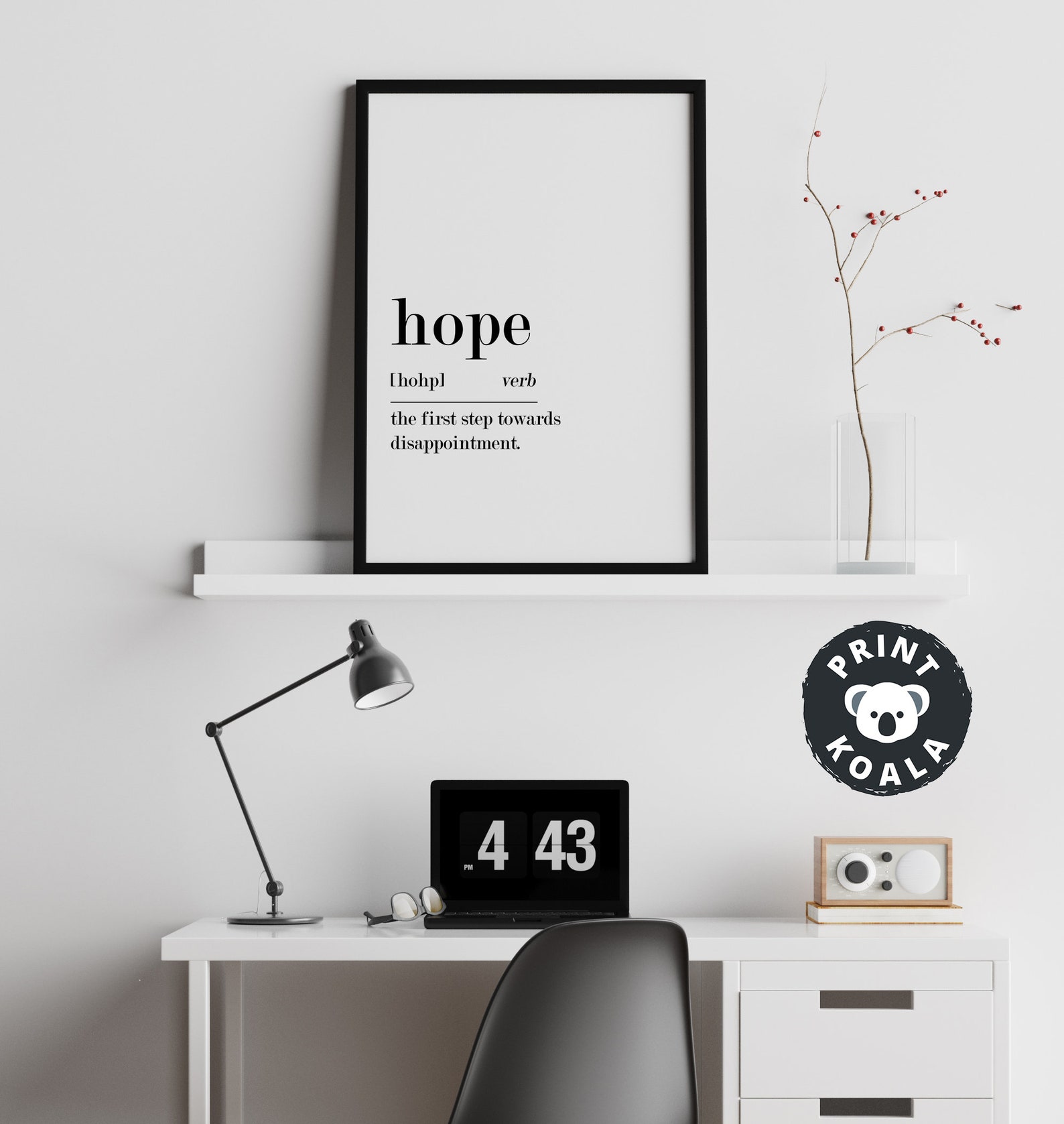 Hope Definition Printable Wall Art Hope Print Hope - Etsy