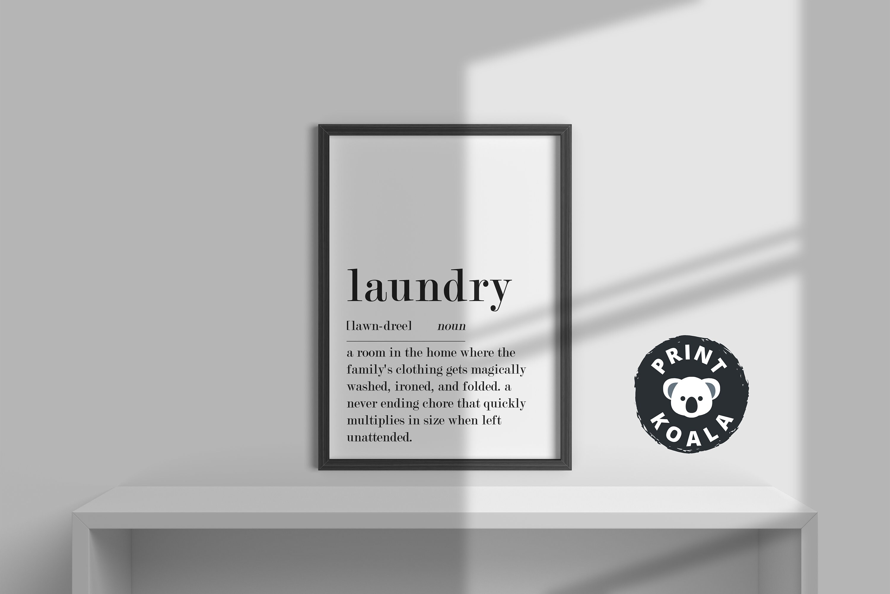 Laundry Room Decor Laundry Definition Funny Laundry Sign - Etsy